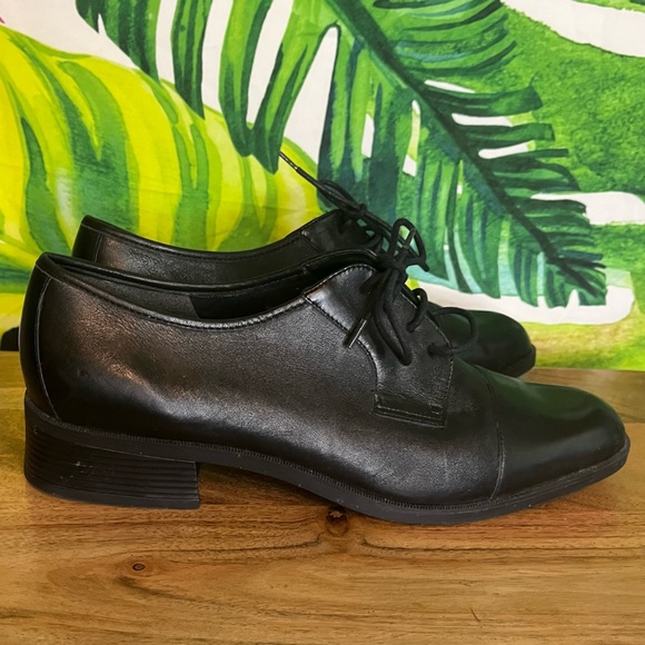 Naturalizer | Shoes | Naturalizer 95m Black Square Toe Oxford Lace Up ...